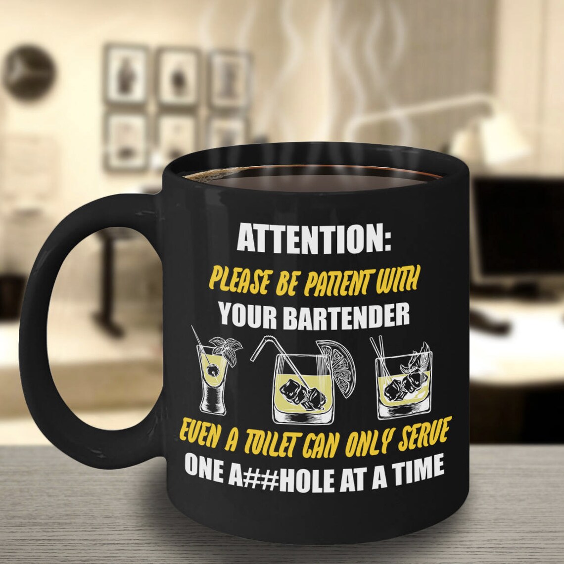 Cool Bartender Gifts Be Patient With Your Bartender Mug - Etsy