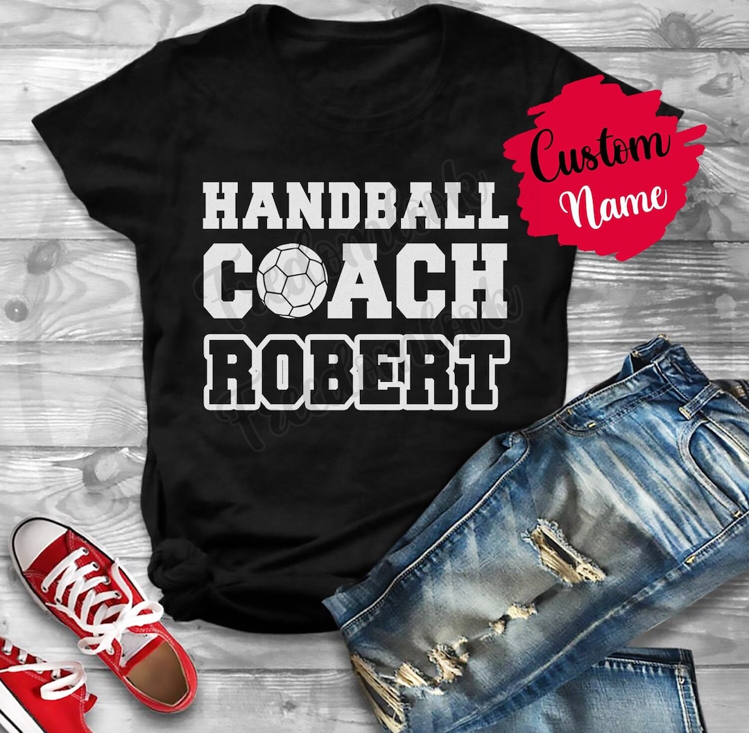 Personalized Handball Coach Birthday Gift T-shirt for Men and Women ...