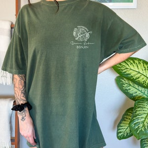 Personalized Brain Anatomy Comfort Colors Tee, Funny Nurse Gift, Women ...