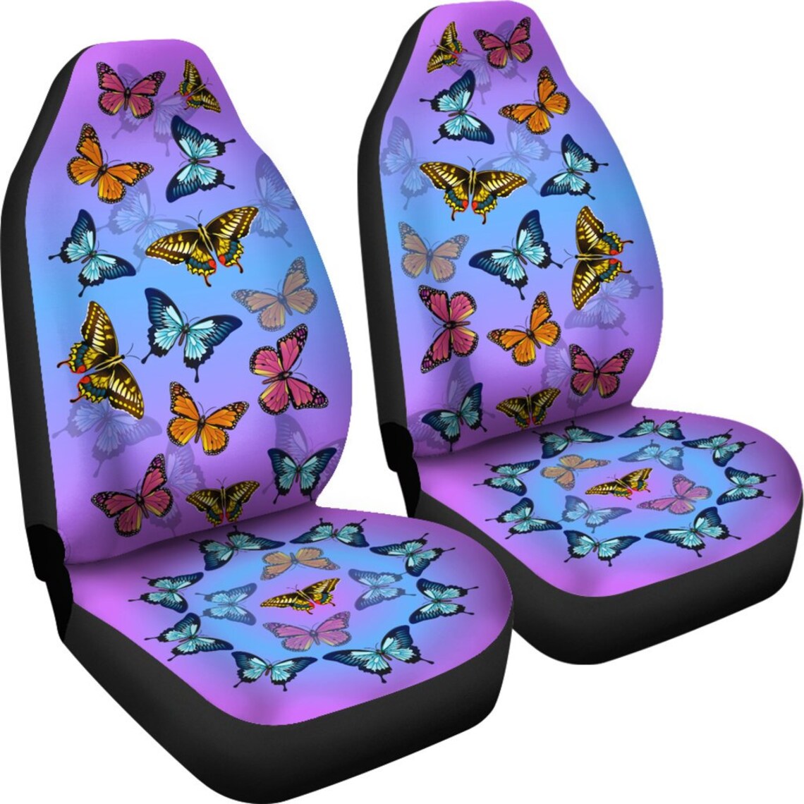 Best Butterfly Car Seat Covers, Butterfly Lover Front Car Cover Gift ...