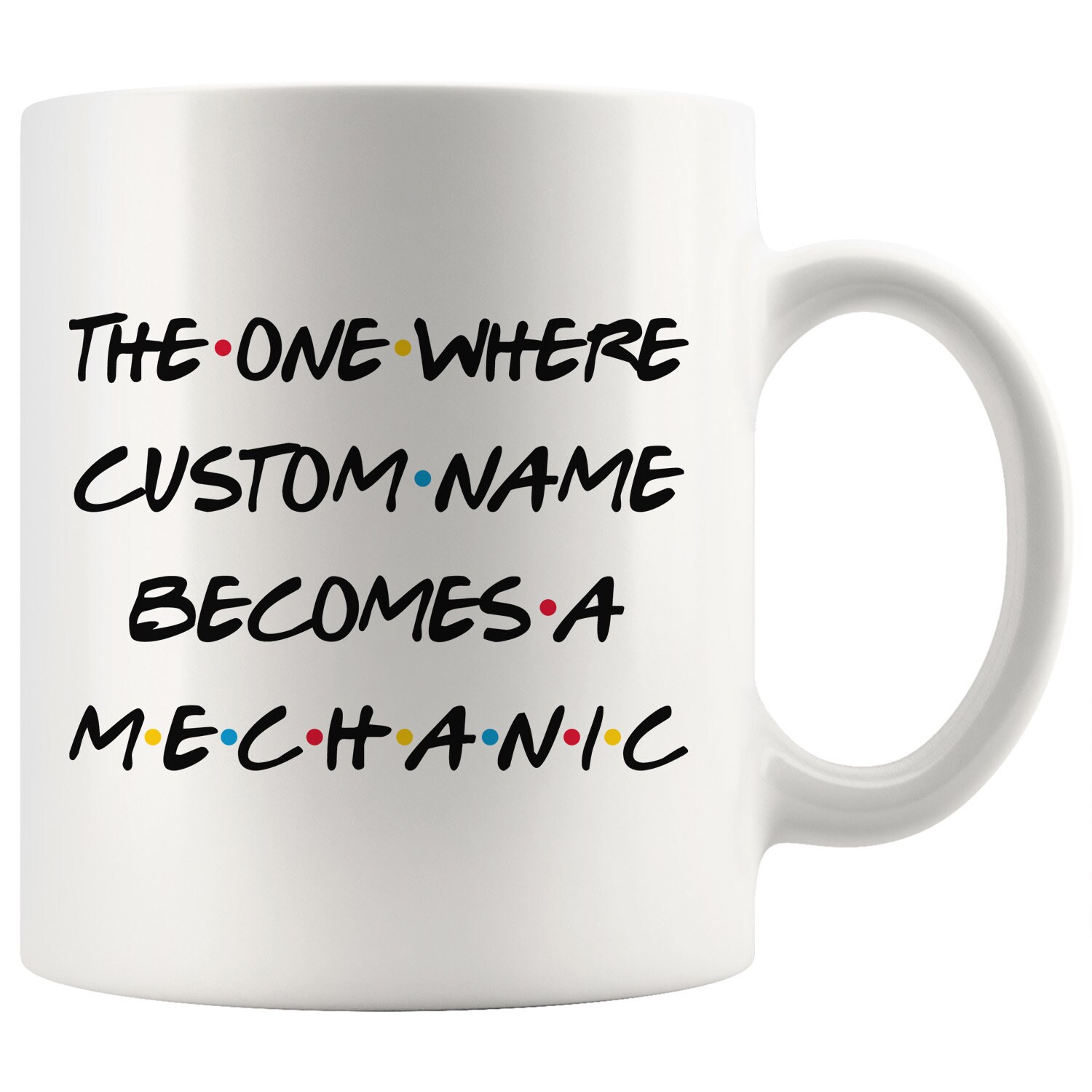 Personalized Mechanic Graduation Mug, Mechanic Promotion Present, Best ...