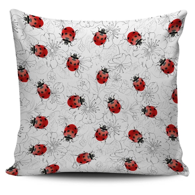 Ladybug Pillow Ladybug Lady Bug Cushion Lover Gift Pretty | Etsy