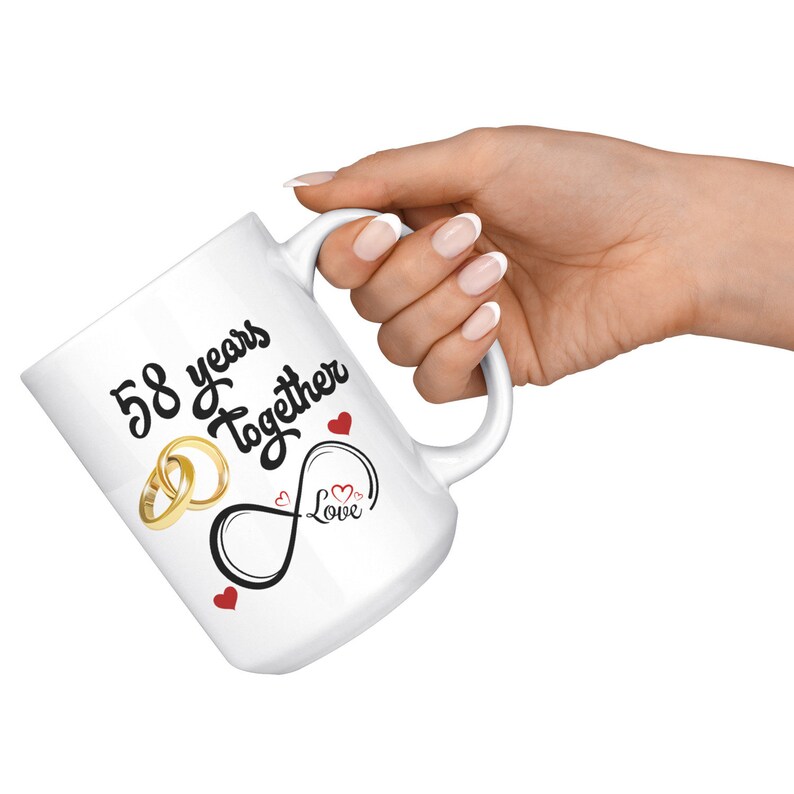 58th Wedding Anniversary Gift for Him and Her 58th - Etsy