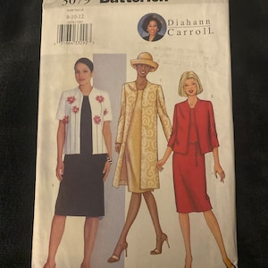 Butterick 3079 Dress and Jacket Pattern - Etsy