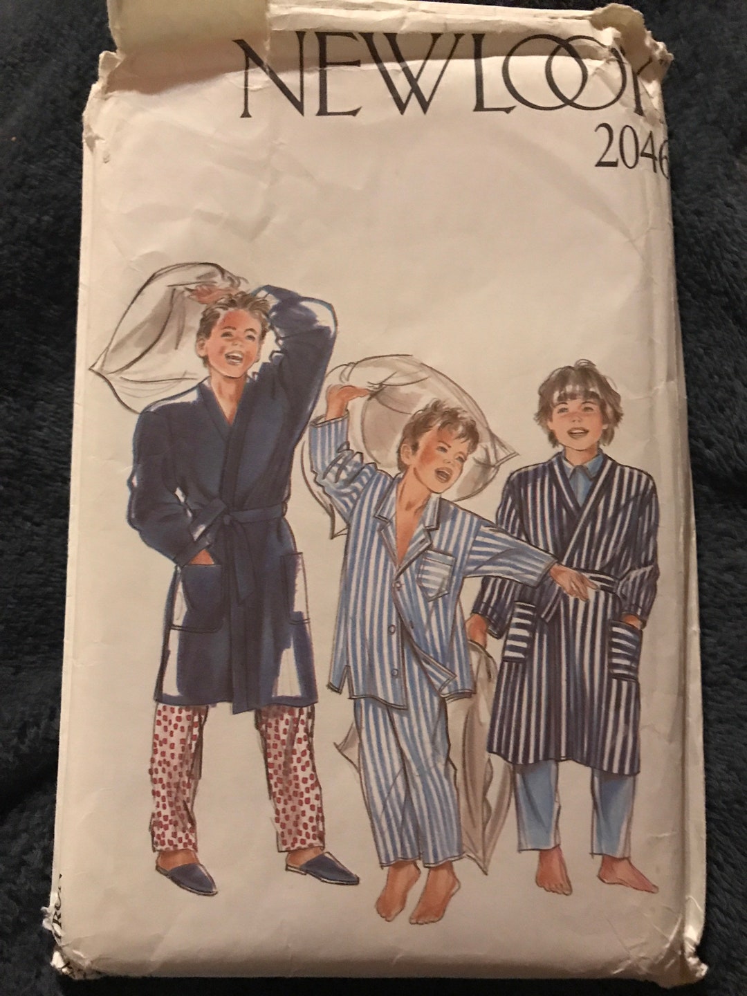 New Look 2046 Childs Pajama Pattern - Etsy
