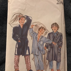 New Look 2046 Childs Pajama Pattern - Etsy