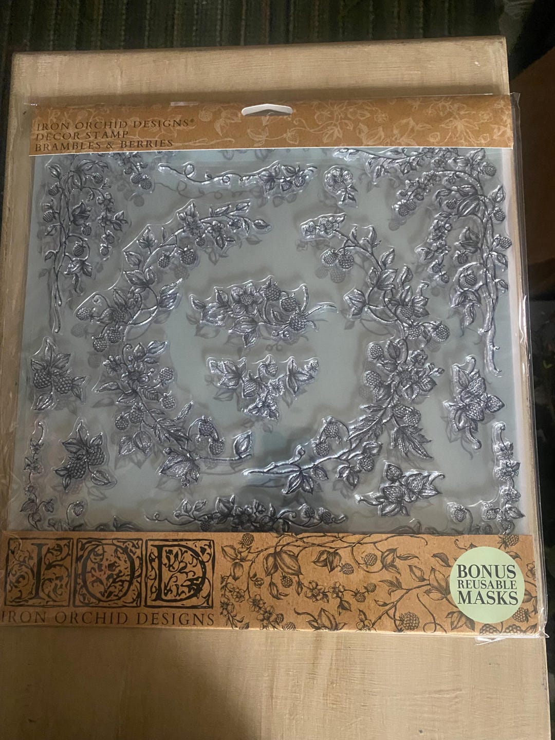 Iron Orchid Designs Decor Stamps Brambles and Berries - Etsy