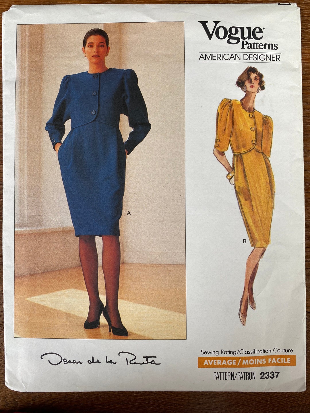 Vintage Vogue 2337 Dress Pattern - Etsy