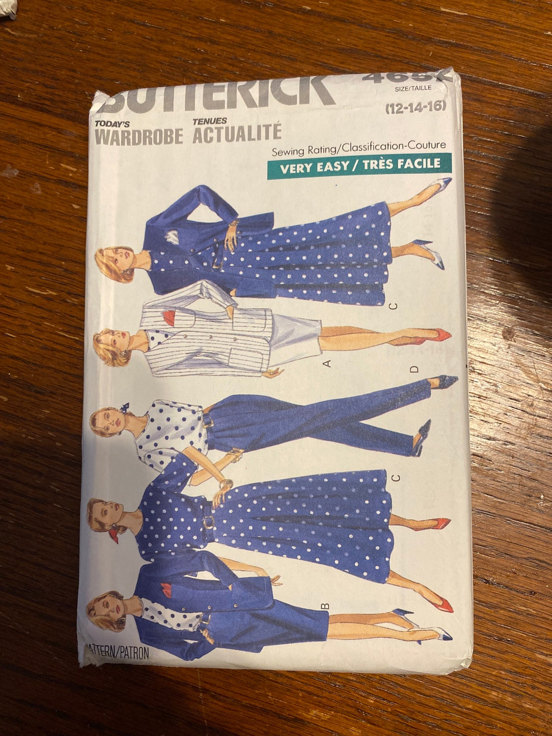 Butterick 4652 Wardrobe Pattern - Etsy