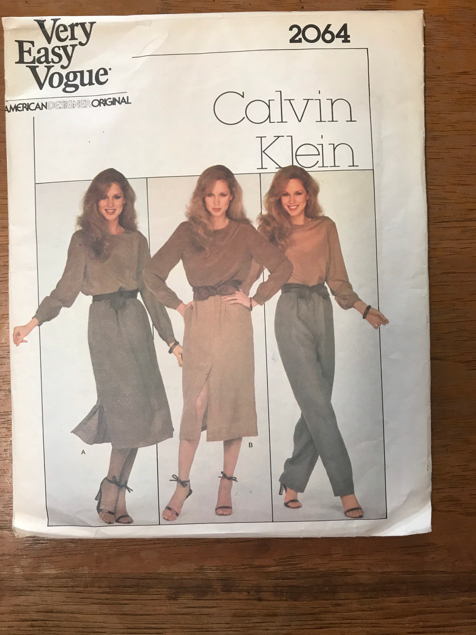 Vogue 2064 Skirt and Pants Pattern - Etsy