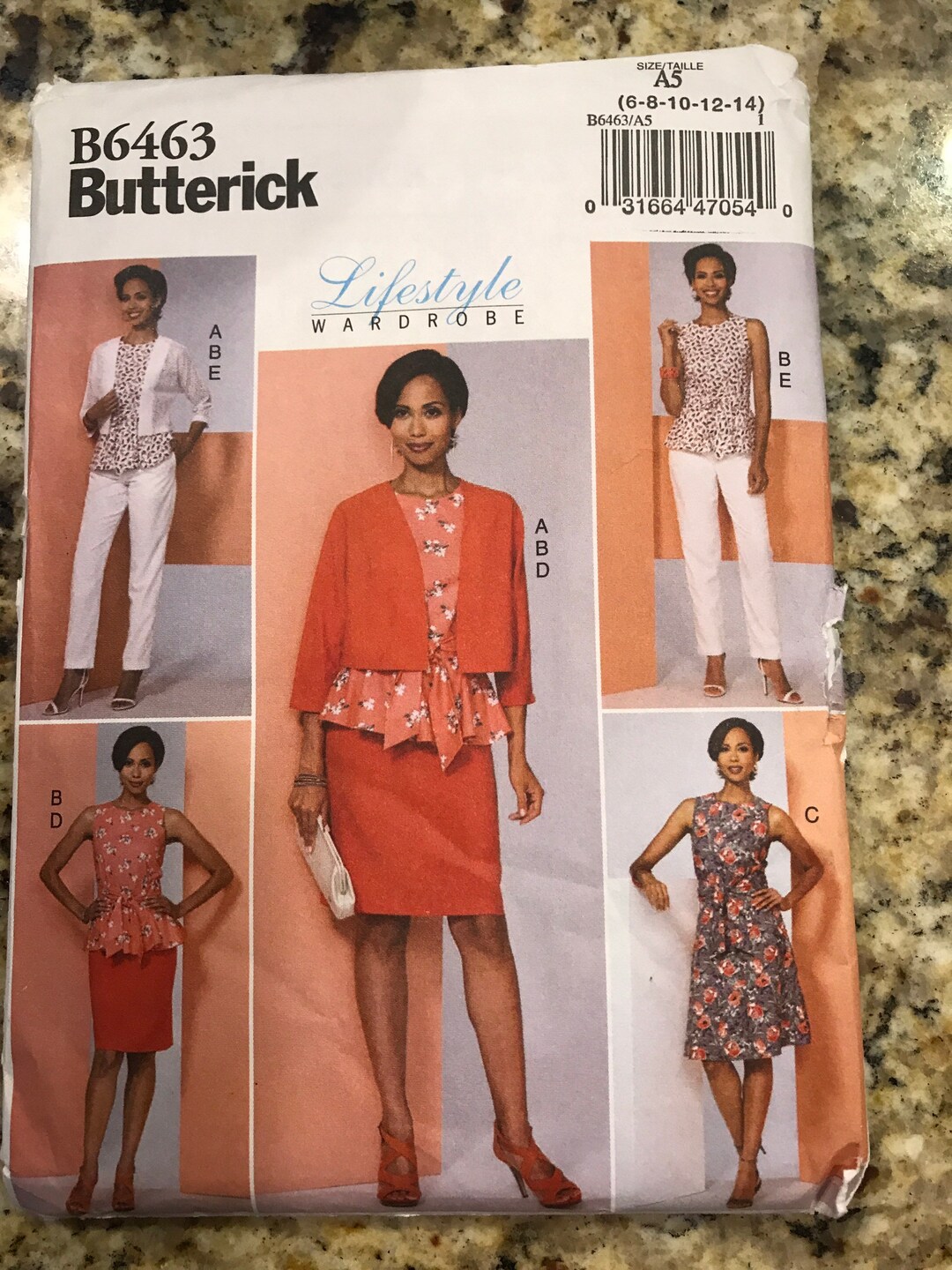 Butterick 6463 Lifestyle Wardrobe - Etsy