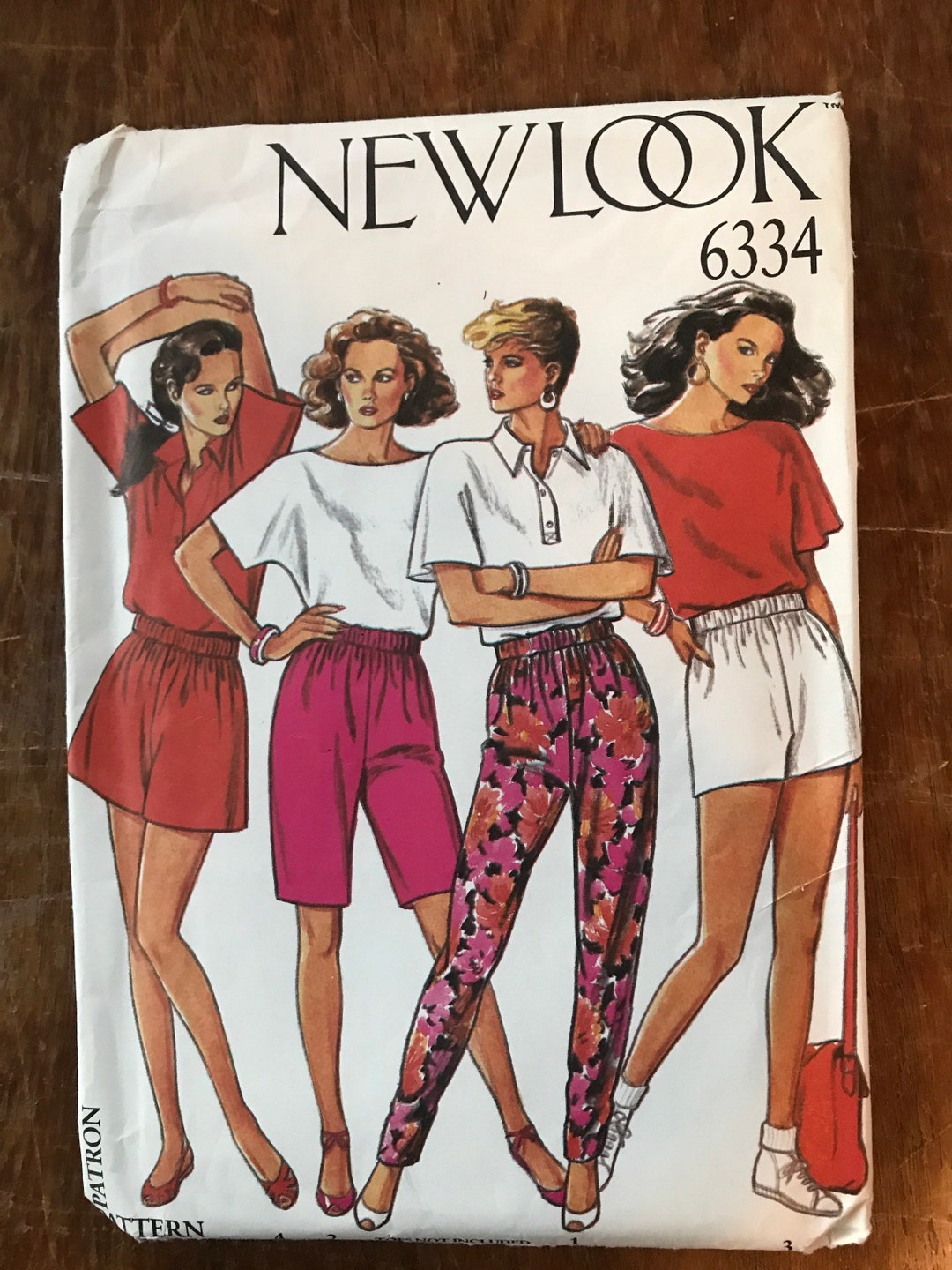 New Look 6334 Pants and Shorts Pattern - Etsy