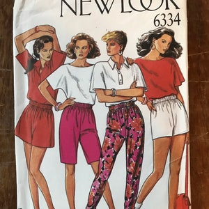 New Look 6334 Pants and Shorts Pattern - Etsy