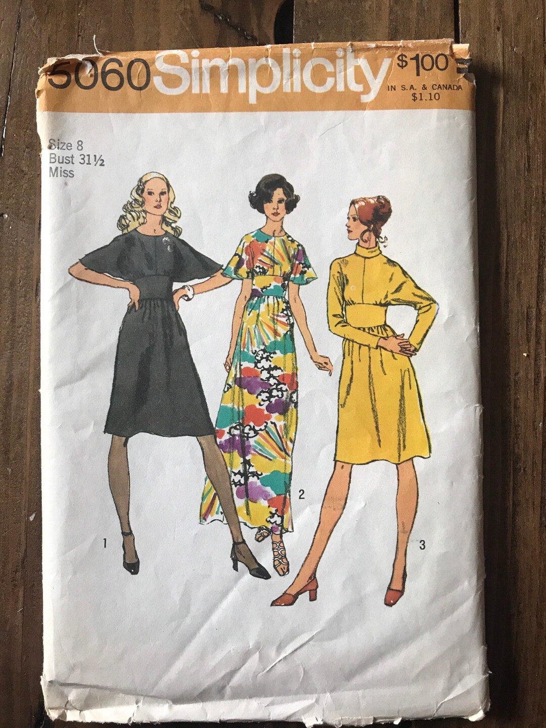 Simplicity 5060 Dress Pattern - Etsy