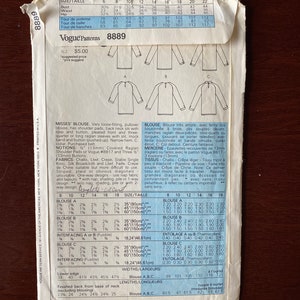 Vogue Patterns 8889 - Etsy