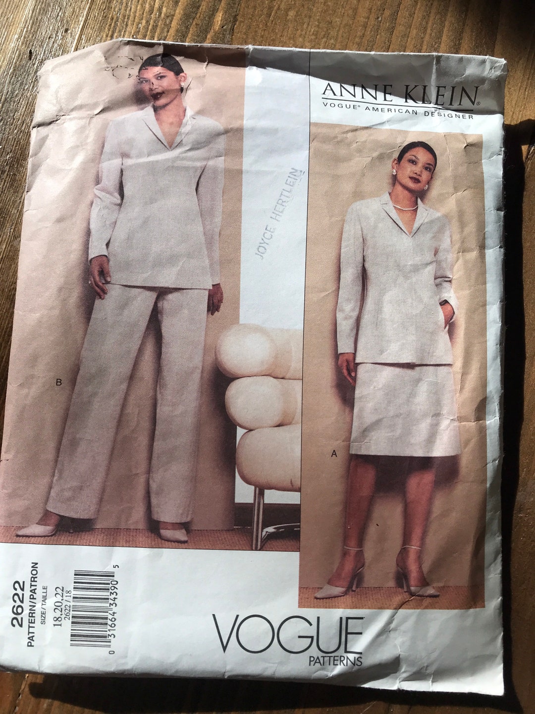 Vogue 2622 Jacket, Skirt and Pants Pattern - Etsy