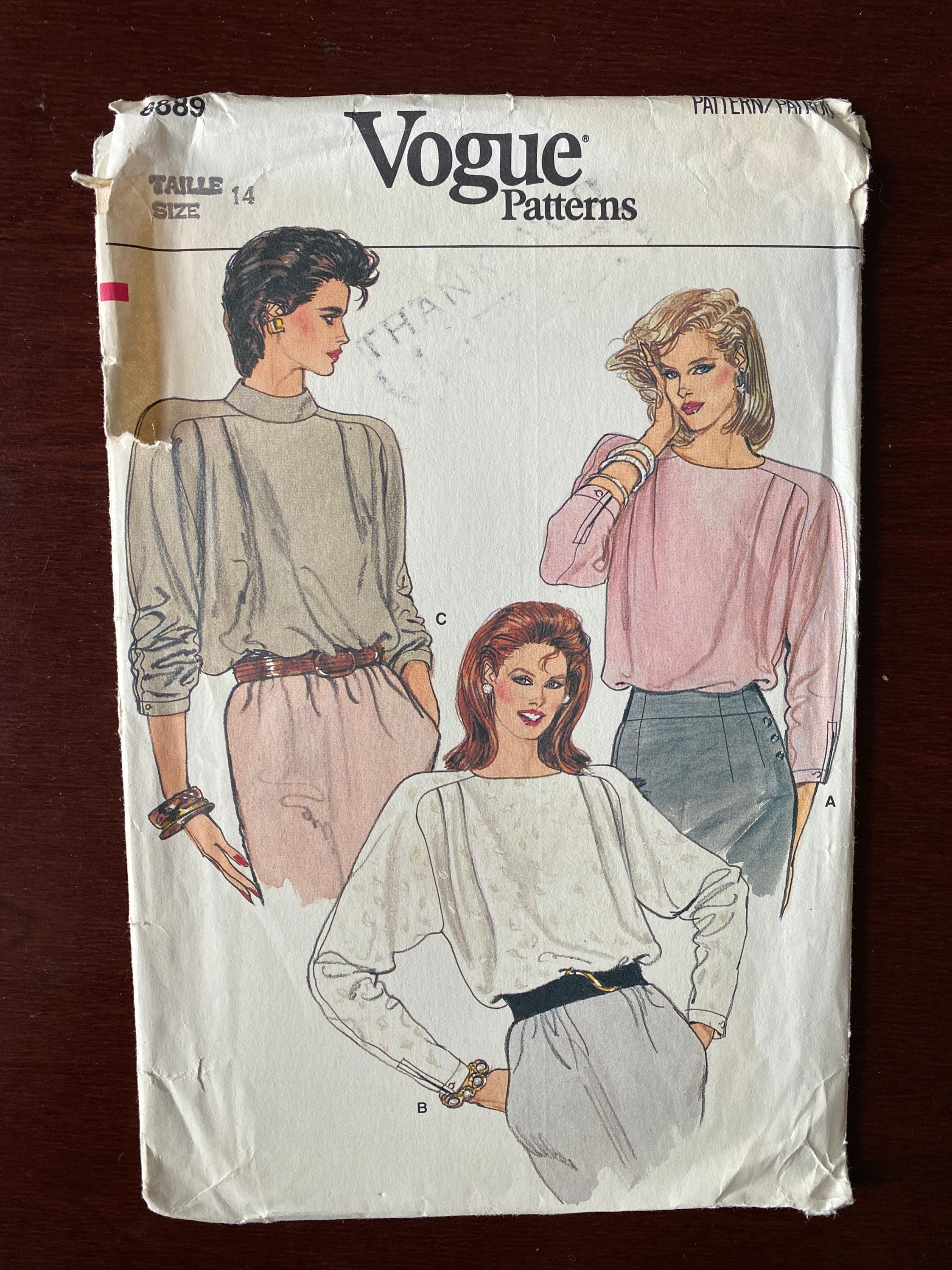 Vogue Patterns 8889 - Etsy