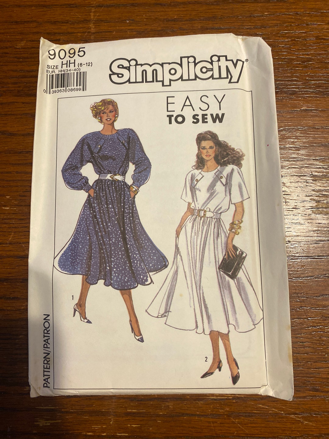 Simplicity 9095 Dress Pattern - Etsy