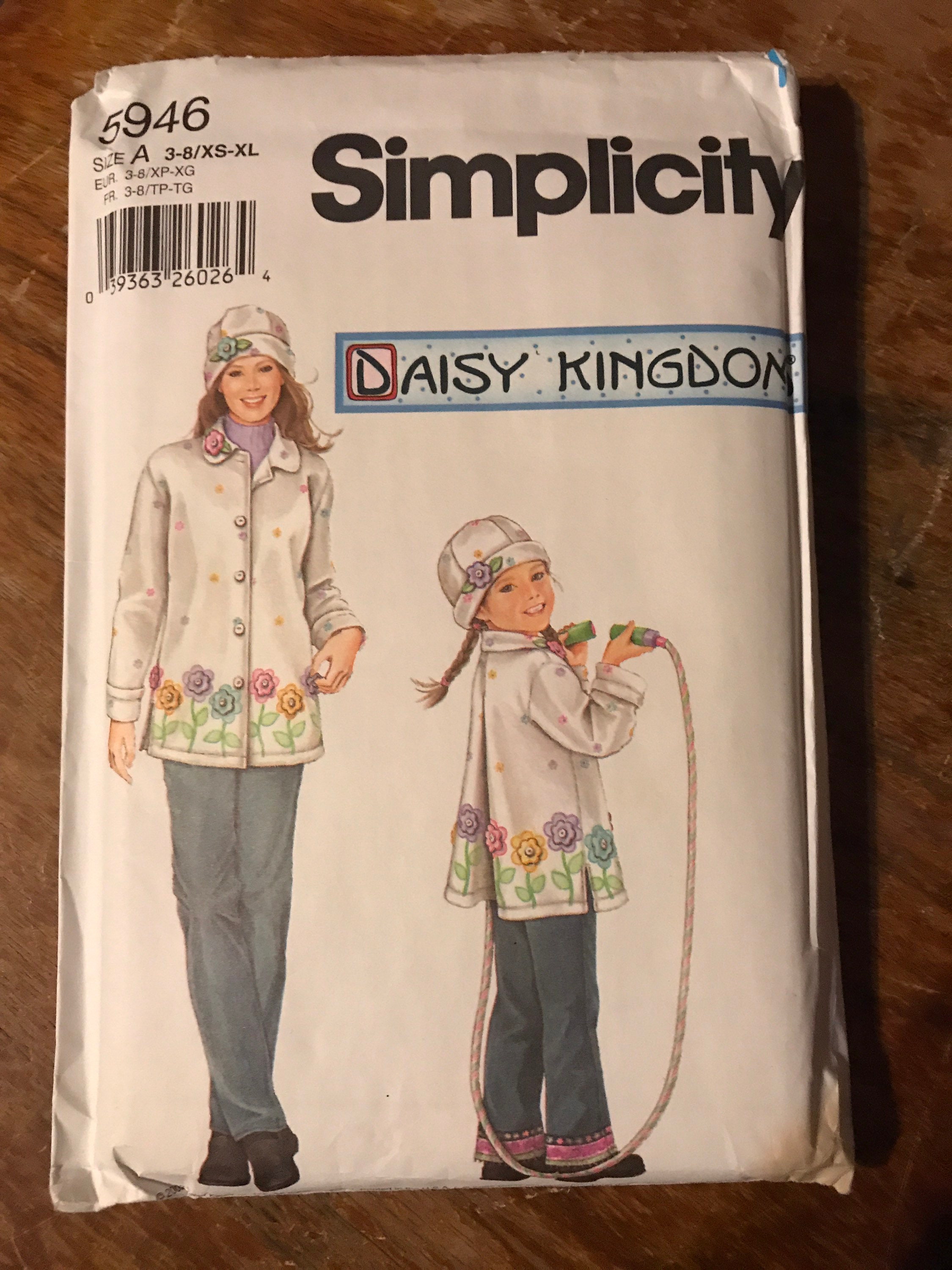 Simplicity 5946 Fleece Coat Pattern - Etsy