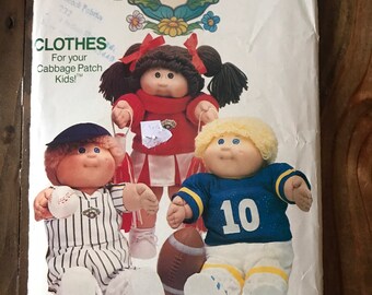 Cabbage Patch Kids Clothes Pattern Butterick 6935 UNCUT - Etsy
