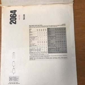 Vogue 2064 Skirt and Pants Pattern - Etsy
