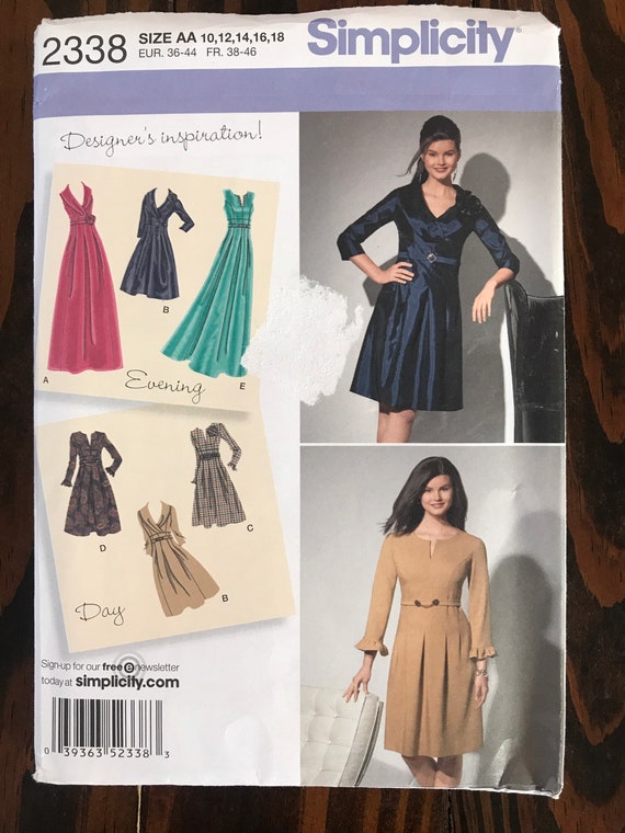 Simplicity 2338 Dress Pattern - Etsy