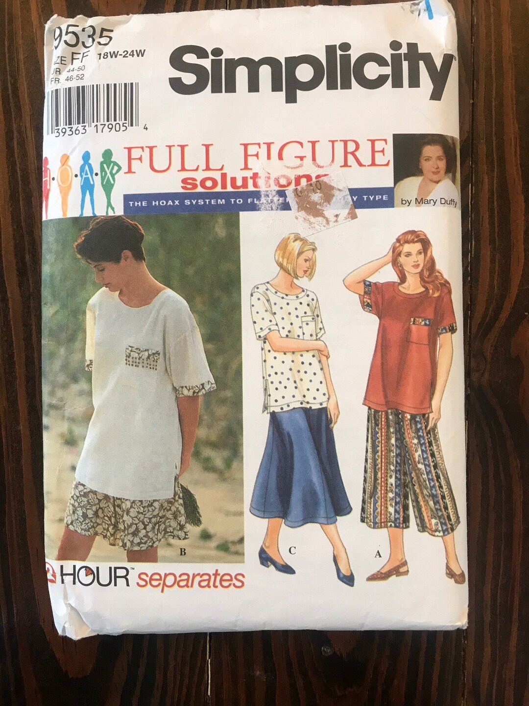 Simplicity 9535 Full Figure Womens Separates Pattern - Etsy