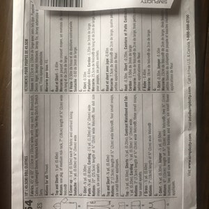 Simplicity 4654 18” Doll Clothes Pattern - Etsy