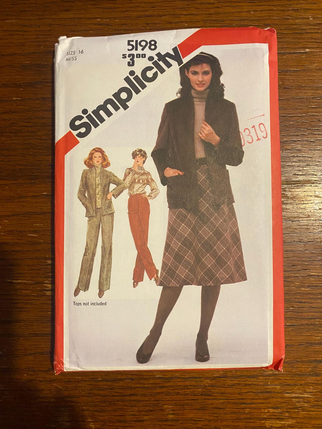 Simplicity 5198 Skirt, Pants and Jacket Sewing Pattern Uncut - Etsy