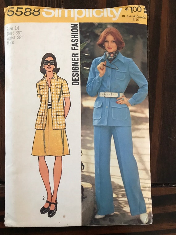 Vintage Simplicity 5588 Misses Separates Pattern - Etsy