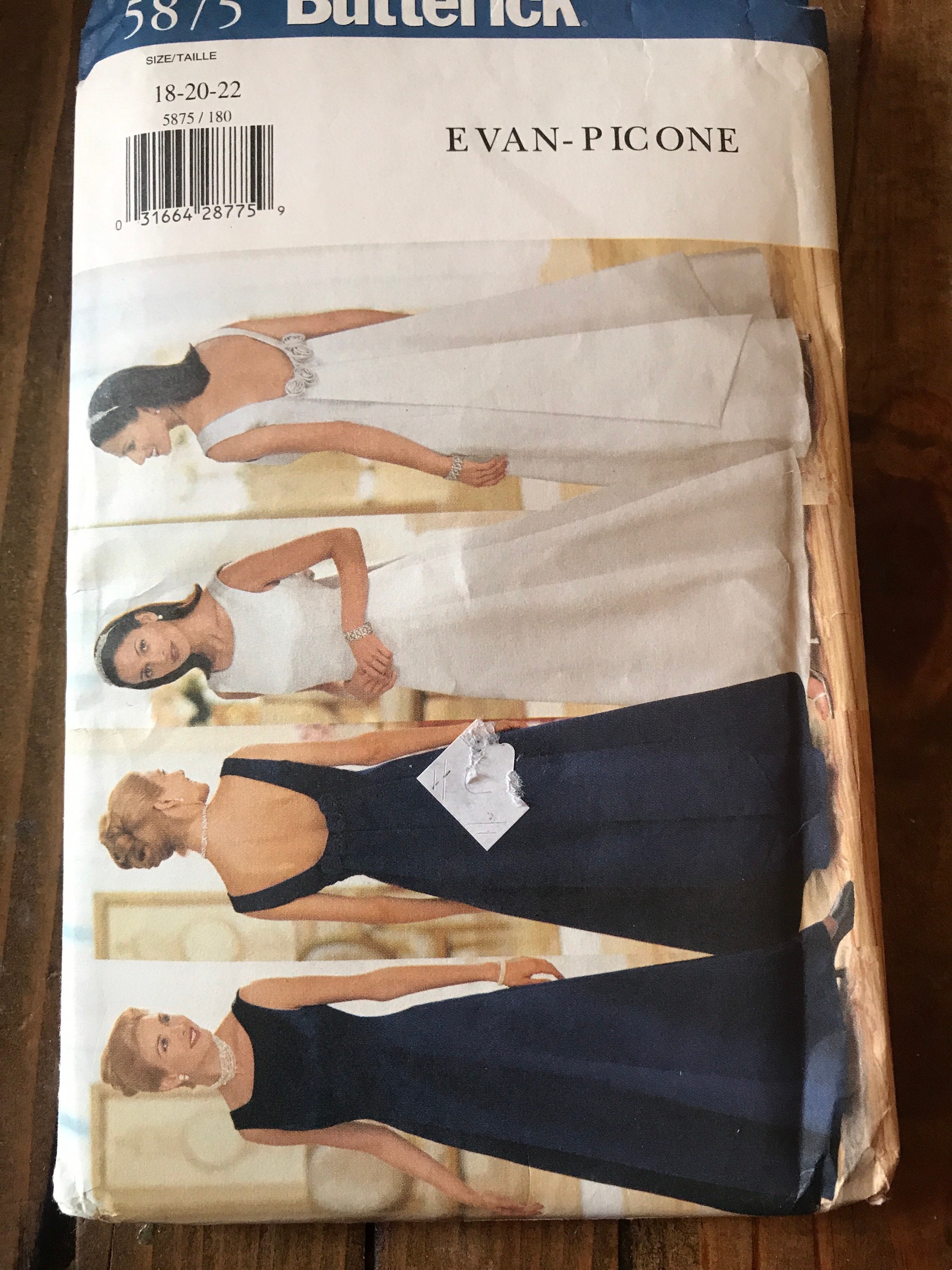 Butterick 5875 Bridesmaids/wedding Dress Pattern - Etsy