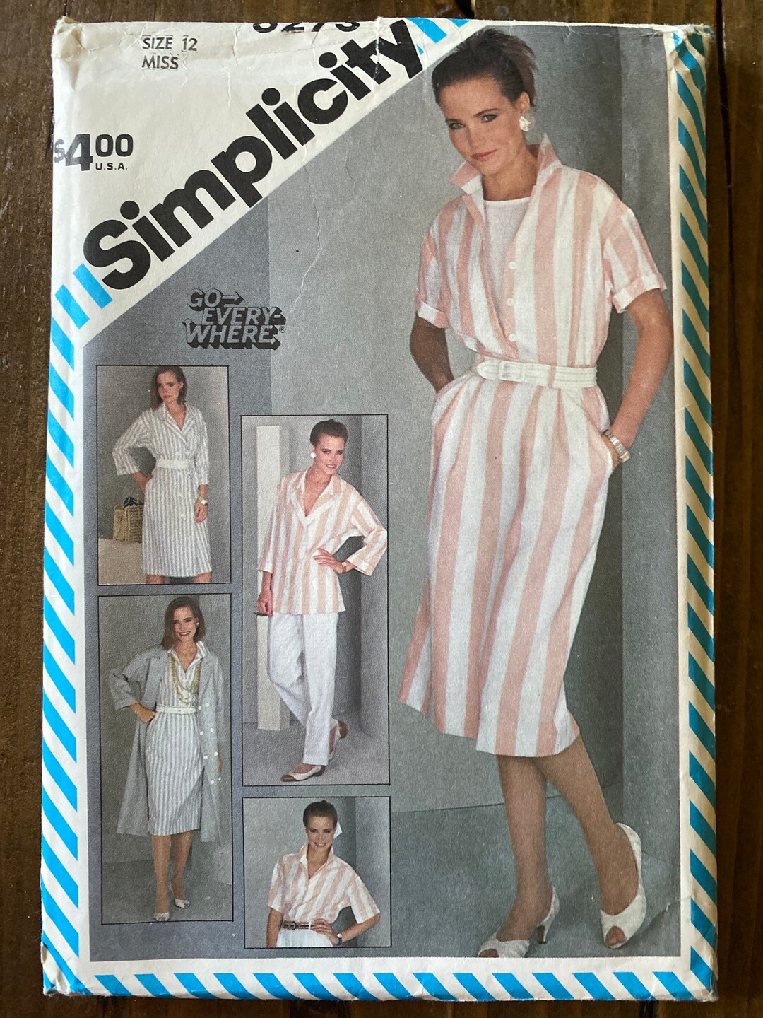 Simplicity 6273 Pants, Skirt, Coat-dress Pattern Size 12 - Etsy