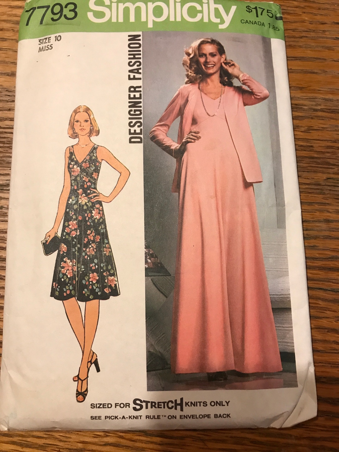 Simplicity 7793 Vintage Dress Pattern - Etsy