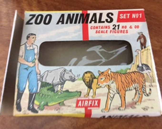 Airfix Set # 1 Zoo Animals - Etsy