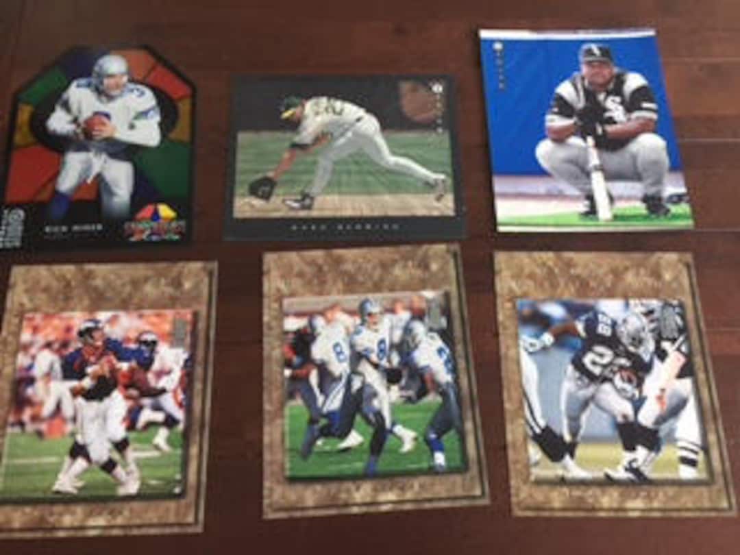 Football Cards, 8 X 10, Lot of Six, 1997 - Etsy