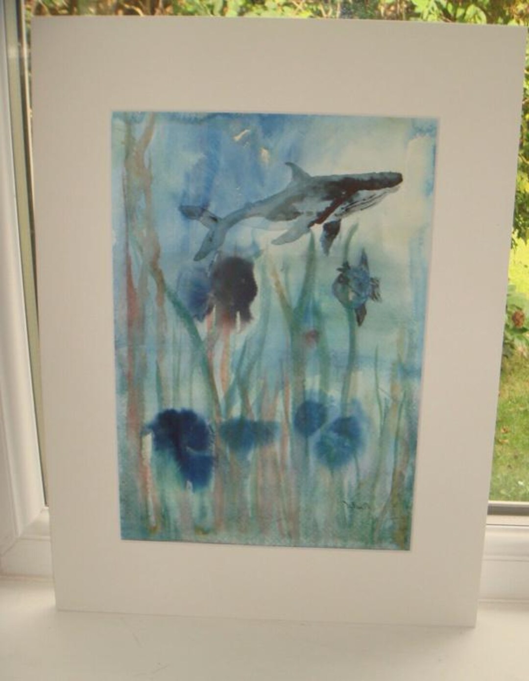 Original Signed Art Work & Certificate Water Colour OOAK Under Sea ...