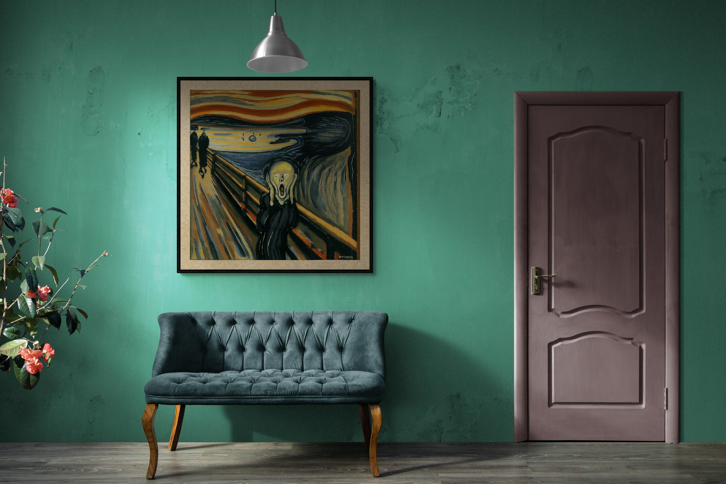 The Scream by Edward Munch 1893 Rendition - Etsy