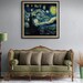 Vincent Van Gogh the Starry Night 1889 Rendition - Etsy