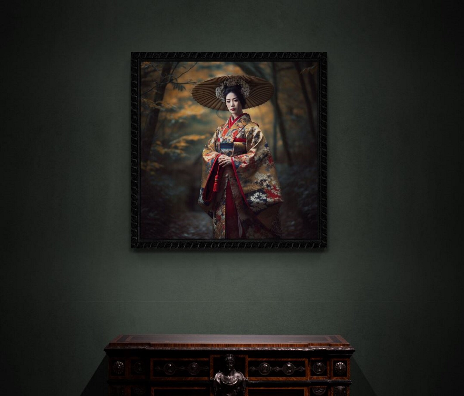 Japanese Traditional Portrait Art V9 - Etsy