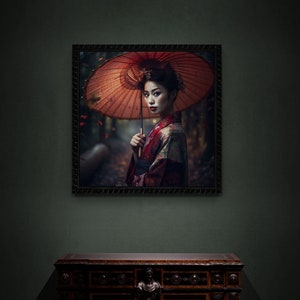 Japanese Traditional Portrait Art V6 - Etsy