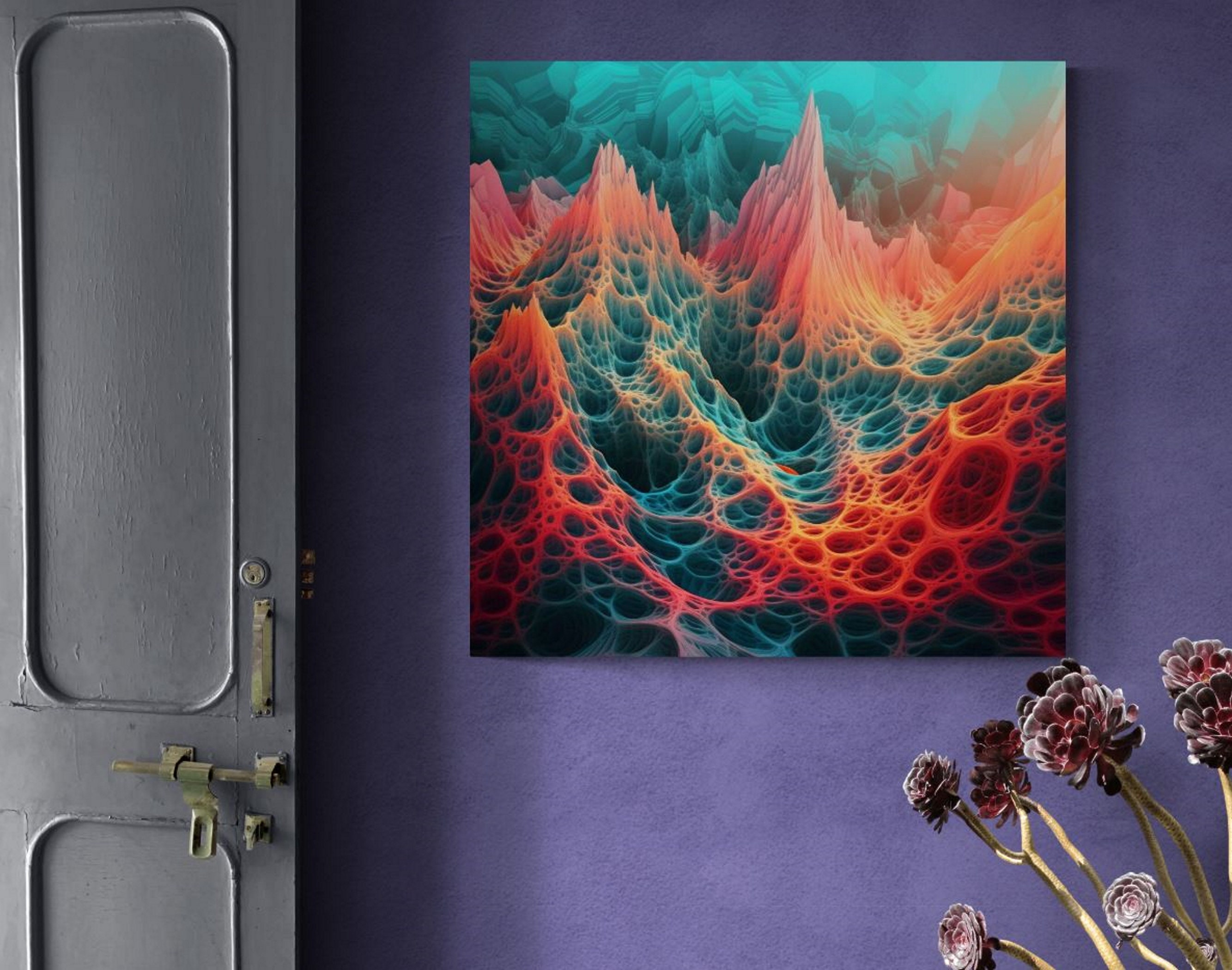 Style of Refik Anadol Data Patterns and Neural Network Aesthetics V3 - Etsy