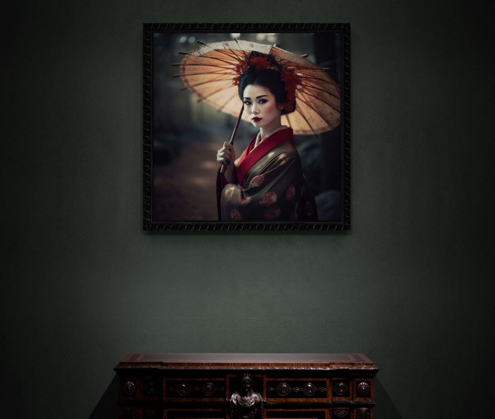 Japanese Traditional Portrait Art V10 - Etsy