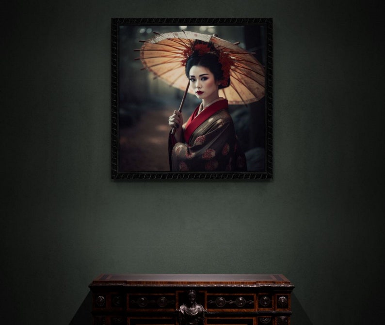Japanese Traditional Portrait Art V10 - Etsy