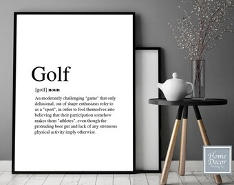 Golf Word Art | Etsy