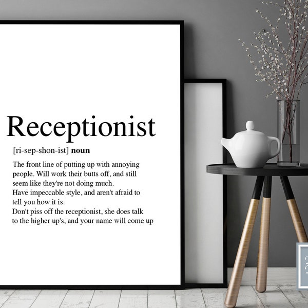 Reception Desk' - Etsy