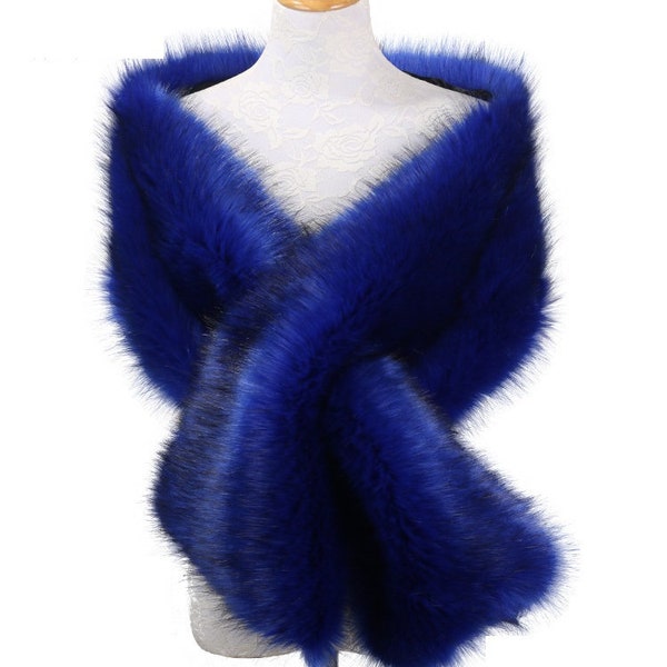 Faux Fur Stole - Etsy