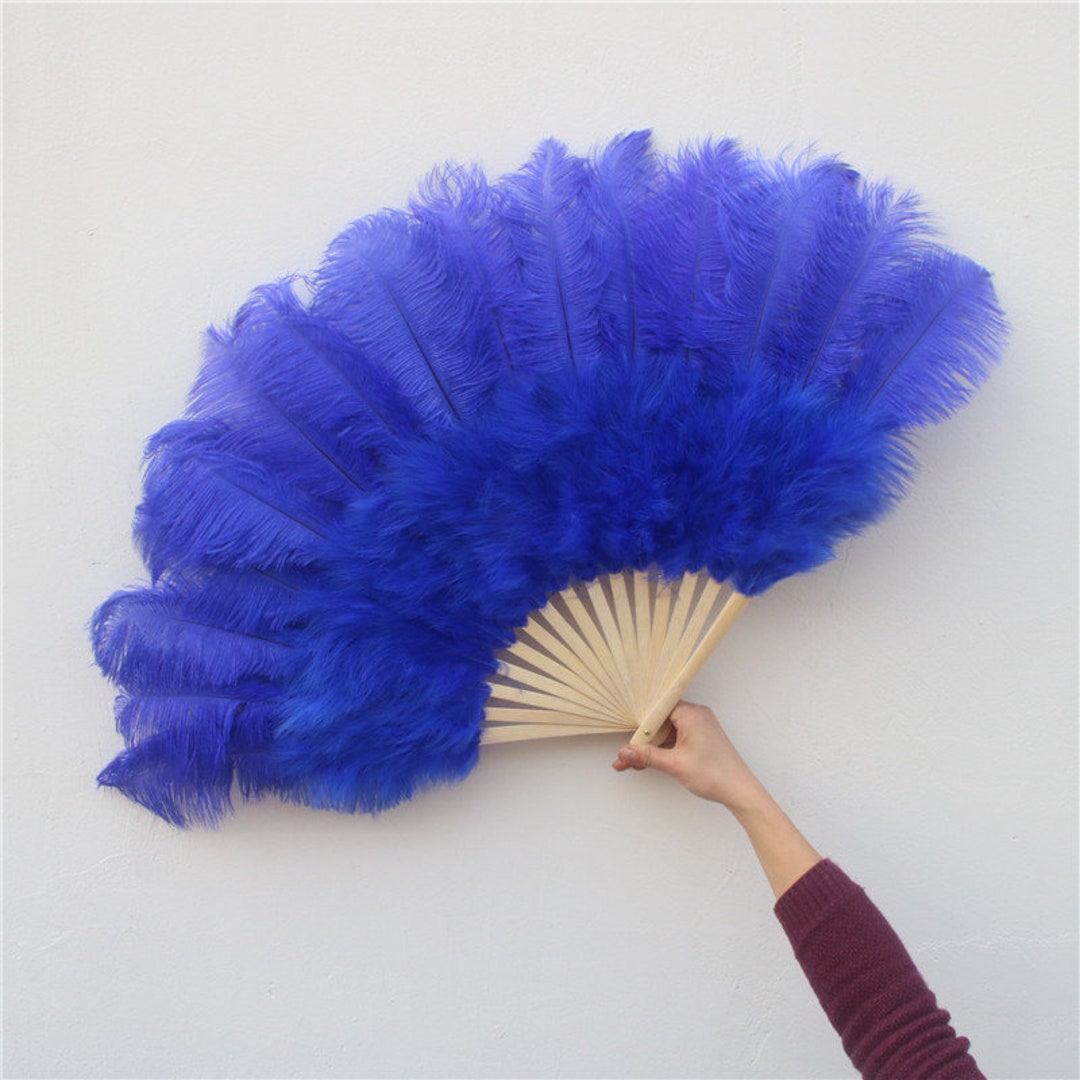 Burlesque Fans,dance Feather Fans,,ostrich Feather Fans,size ...