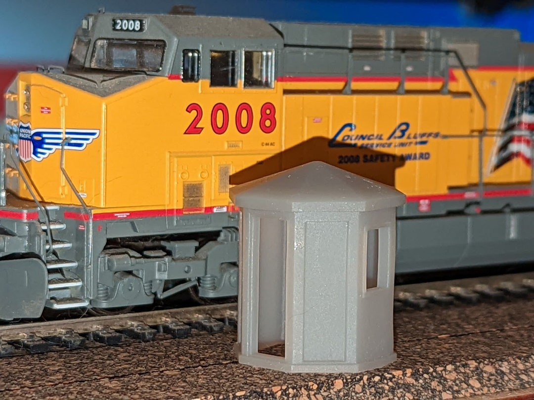 HO Scale Southern Railway Trackside Phone Booth 3D Print Files - Etsy