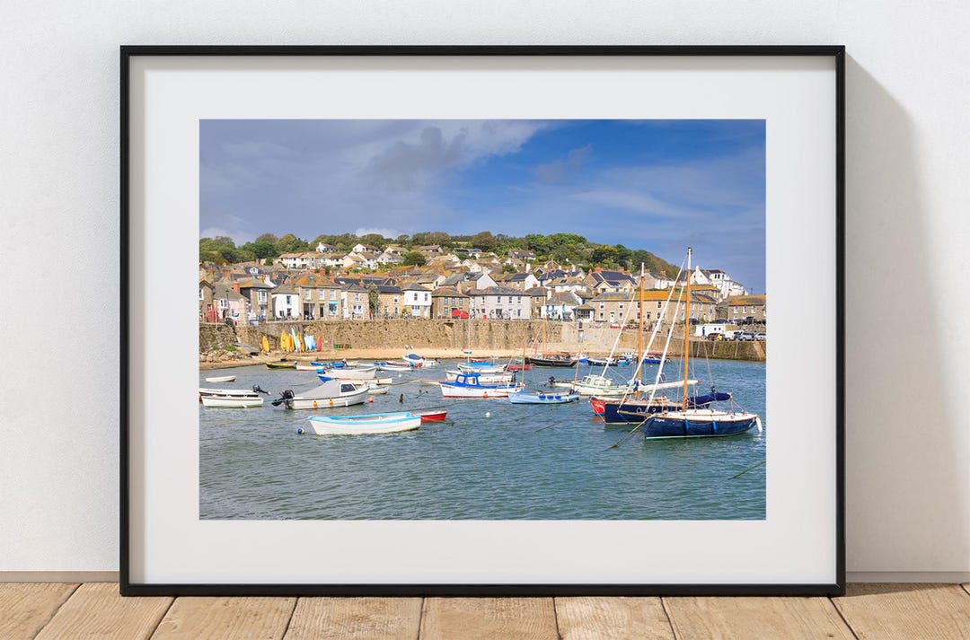 Mousehole Cornwall - Harbour of the Fishing Village on the South Coast ...