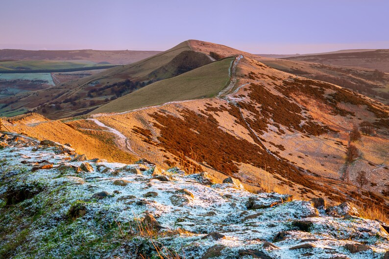 The Great Ridge Peak District Landscape Photography | Canvas Print ...